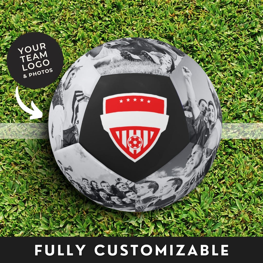 Custom Soccer Ball With Photo Personalized Coach Gift Soccer Senior ...