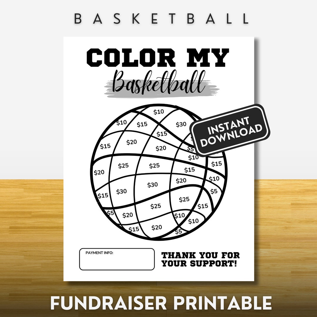 Basketball Fundraiser Flyer Fill My Basketball Sponsor My Season ...