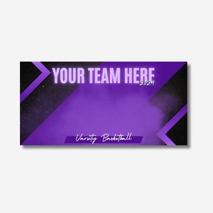 Sports Team Banner Design All Sport Team Banner Template Edit in Canva ...