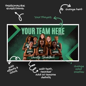 Sports Team Banner Design All Sport Team Banner Template Edit in Canva ...