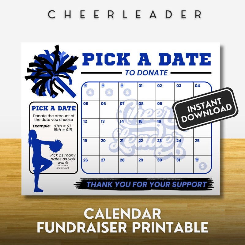 Cheer Fundraiser Template - Etsy