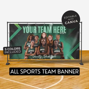 Sports Team Banner Design All Sport Team Banner Template Edit in Canva ...