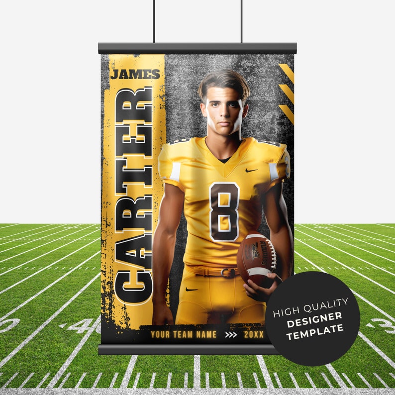 Basketball Banner Template Senior Sports Banner College High School All ...