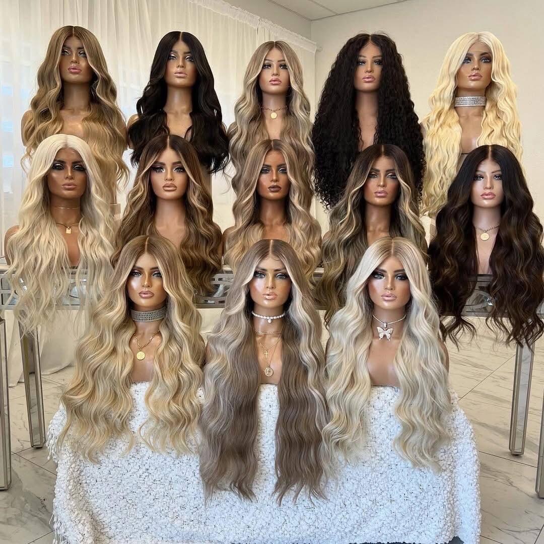 Custom Human Hair Wig Choose Your Color, Length 13x6 HD Invisible Lace ...