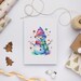 32 Watercolor Rainbow Snowman Christmas Clipart Winter - Etsy
