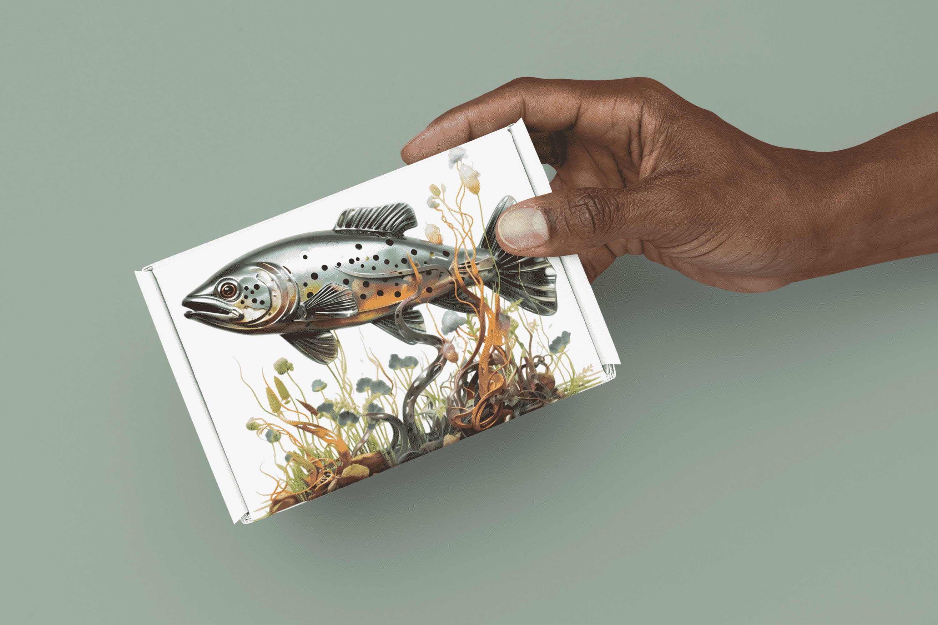 16 Illustartion Metal Fishes Clip Art, High Quality PNG, Fisherman Gift ...