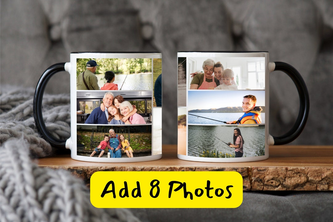 Personalized Photo Collage Mug, Custom Mug, Personalized Mug, Photo Mug ...