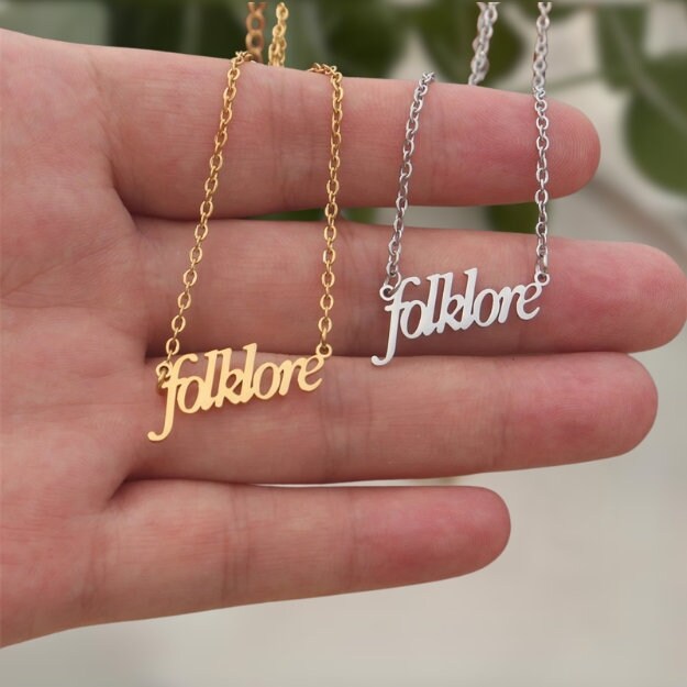 Taylor Swift Necklace Swifite Album Merchandise Jewelry Words Pendant ...