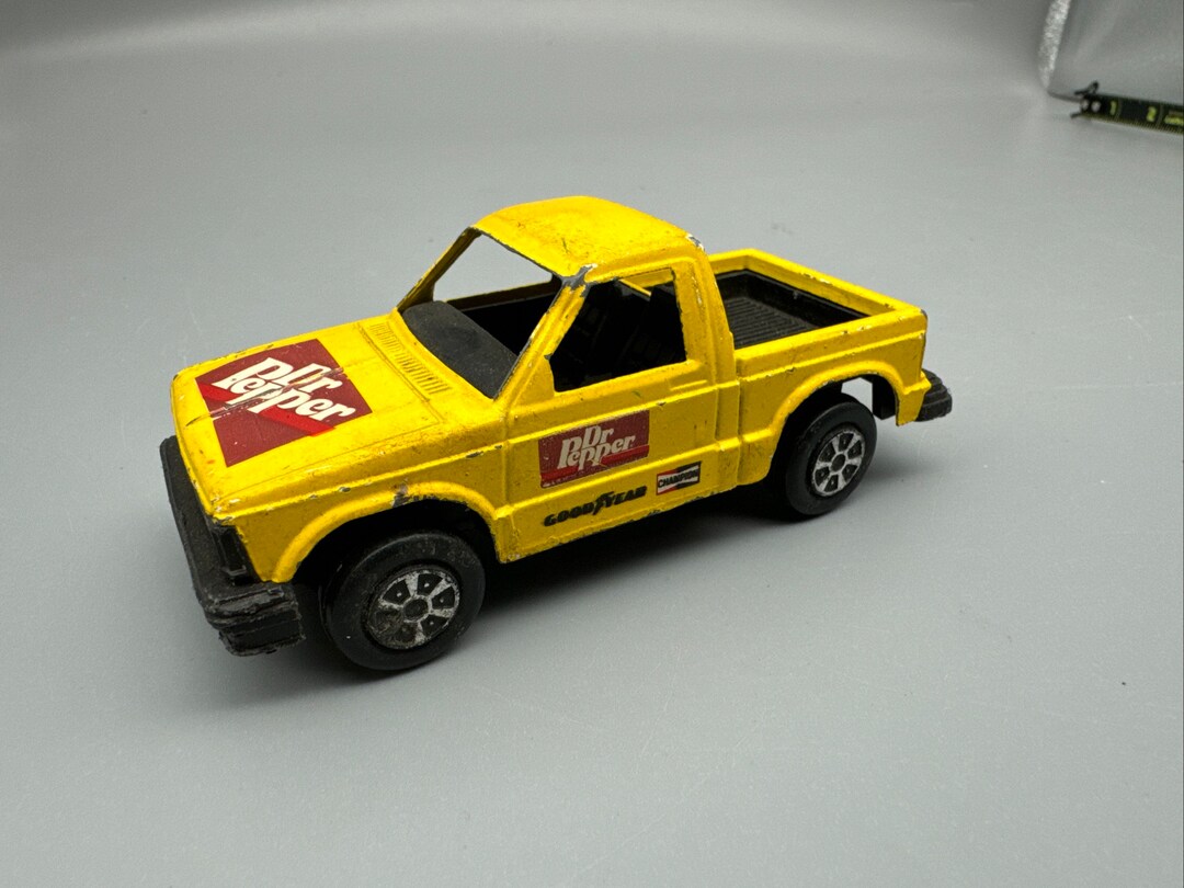80s Vintage Dr. Pepper Tootsie Toy Chevy S-10 Metal Truck Toy - Etsy