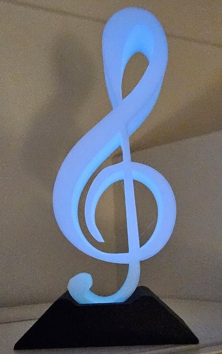 Treble Clef Headphone Stand, Headphone Stand, Gift for Streamer, Gift ...