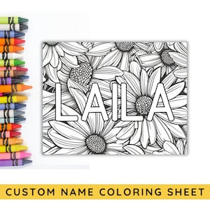 Custom Name Coloring Page for Teen Anxiety Worksheet Stress Relief ...