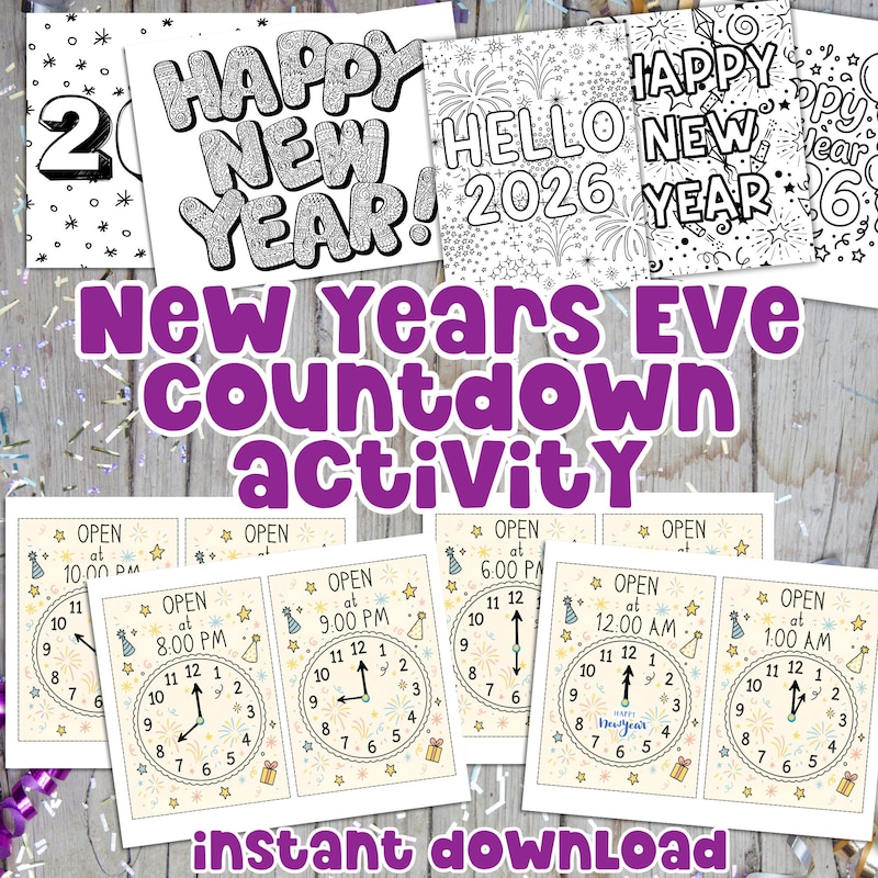 Nye Decor Clock - Etsy UK