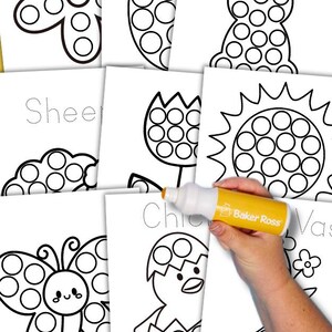 Spring Dot Marker Printable Do A Dot Coloring Page Kid Summer Travel ...