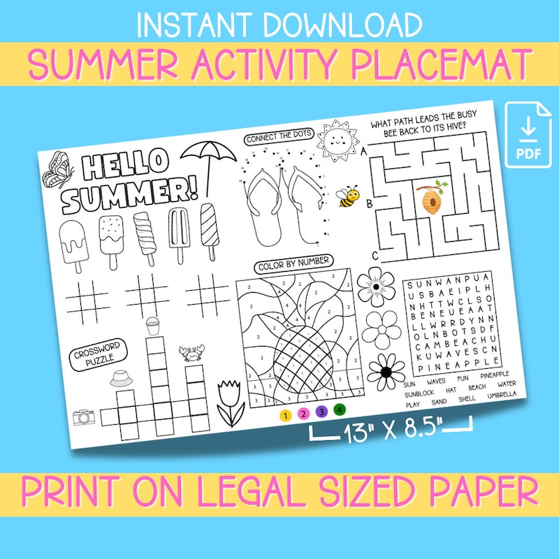 Summer Placemats - Etsy