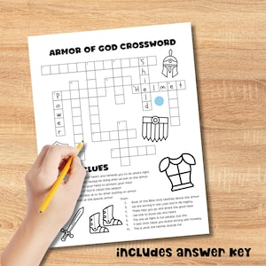 Armor of God Printable Kid Bible Verse Coloring Sheet Bible Scripture ...