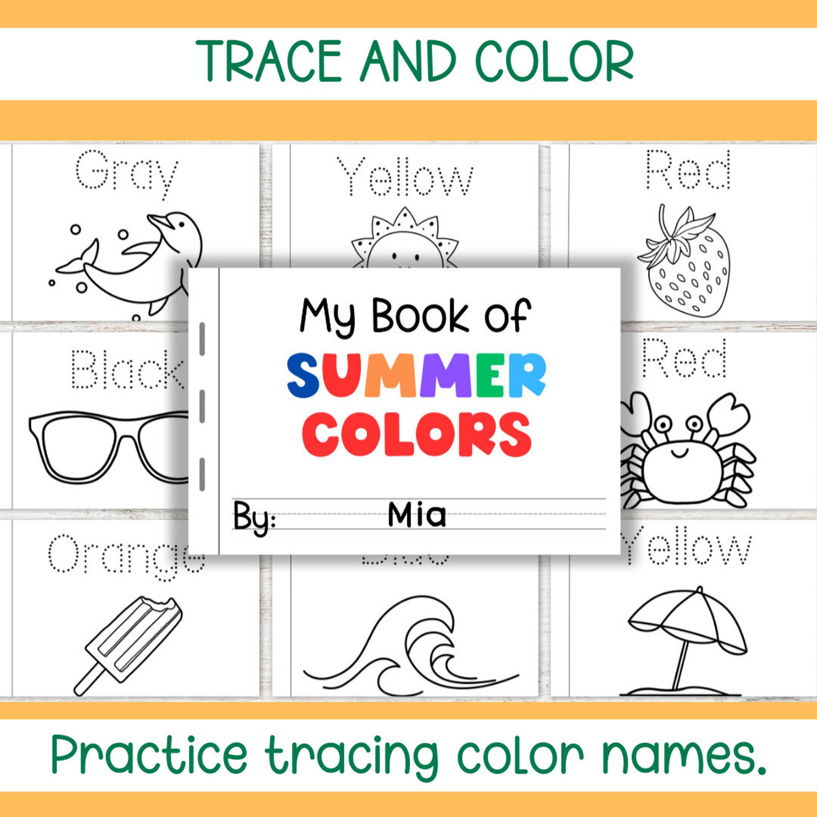 Preschool Tracing Activity Bundle Busy Book Printable Handwriting ...