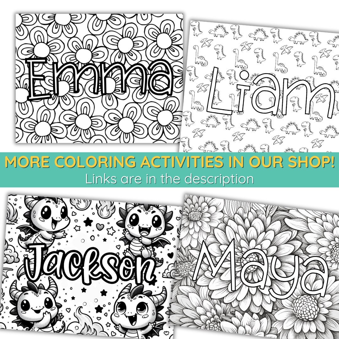 Personalized Photo Coloring Page Gift for Her Custom Picture Friend ...