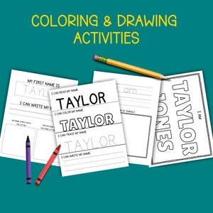 Editable Name Tracing Worksheet Name Practice Homeschool Morning Menu ...