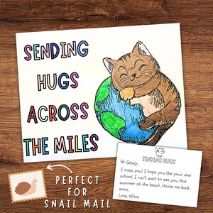 Coloring Page for Kid Pen Pal Happy Mail Handwritten Note Assorted ...