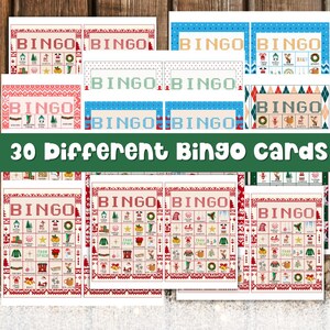 Ugly Sweater Party Printable Christmas Bingo PDF Ugly Sweater Game for ...