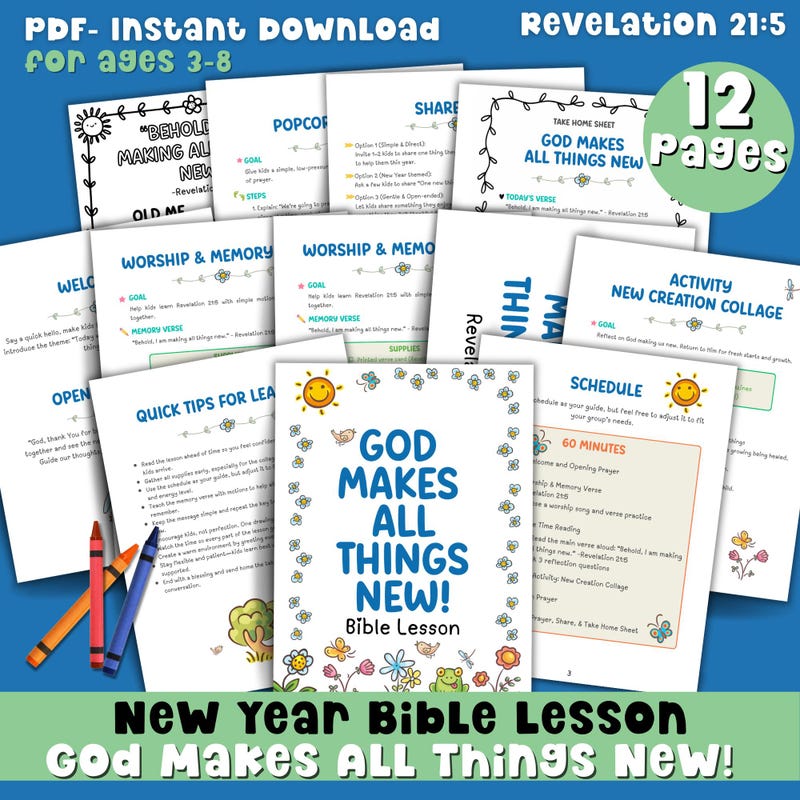 January Bible Lesson - Etsy