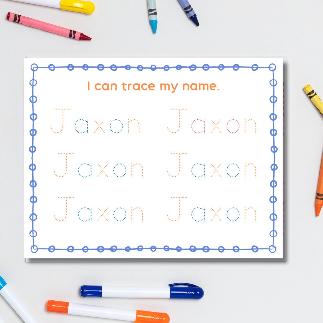 Learn to Write Name Preschool Tracing Worksheet Name Practice Preschool ...