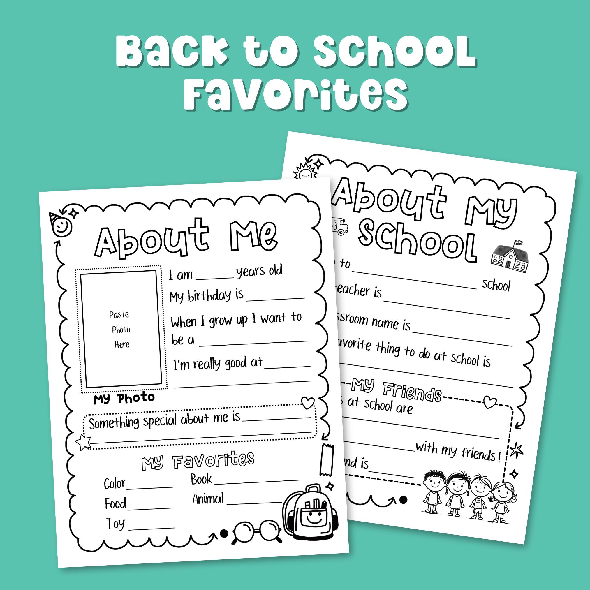 Prek Class Memory Book First Day of School Handprint Homeschool Gift ...