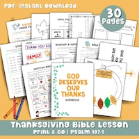 Thanksgiving Christian Coloring Pages Fall Season Bible Worksheets ...