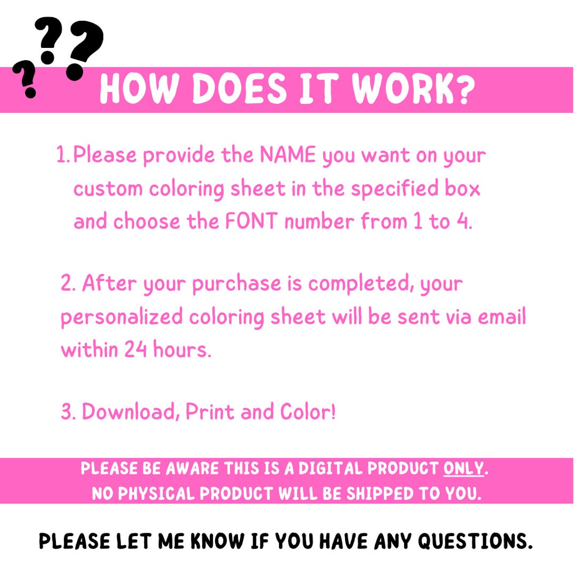 Custom Coloring Page for Kid Name Coloring Page Girl Name Sign for ...