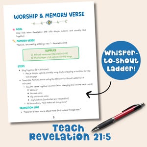 New Year Activity Bible Lesson Plan New Beginnings Sunday School Lesson ...