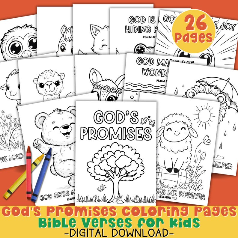 Gods Promise Bible Verse Coloring Printable Scripture Coloring Kid ...