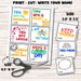 Kid Lunchbox Note Assorted Card Printable Lunch Note Affirmation Card ...