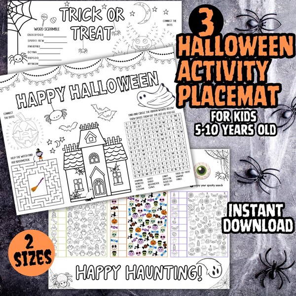 Pumpkin Placemat - Etsy