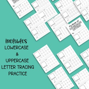 Preschool Busy Book Printable Tracing Activity Book Prek Worksheet ...