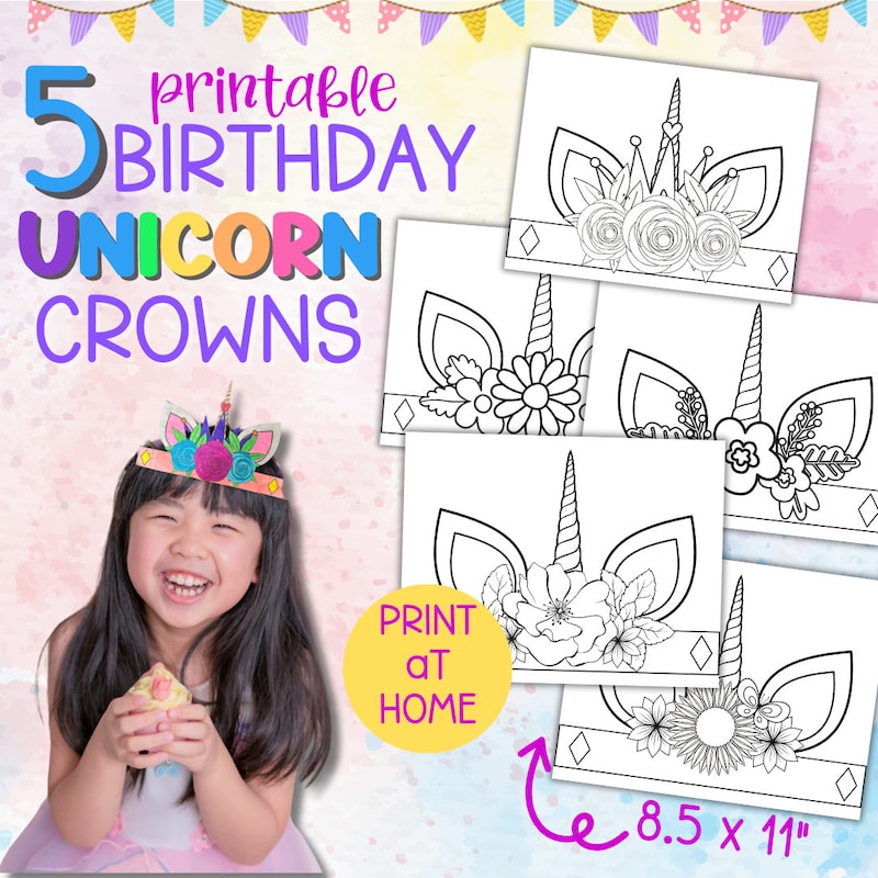 Unicorn Birthday Headband - Etsy