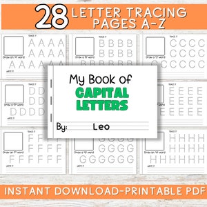 Alphabet Tracing Practice Prek Worksheet Letter Formation Practice ...