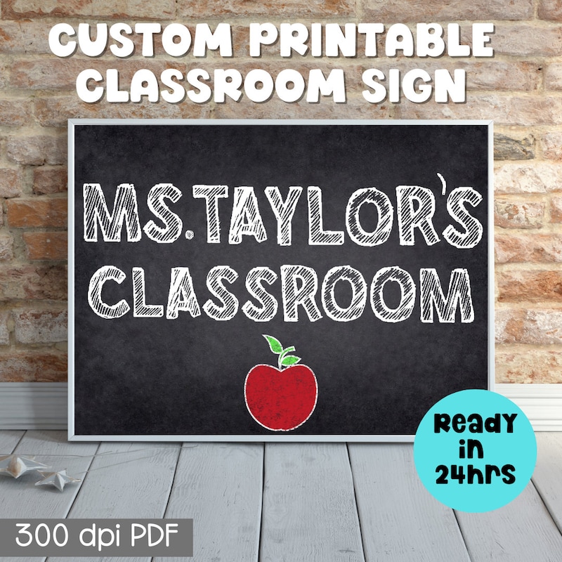 Teacher Chalkboard - Etsy