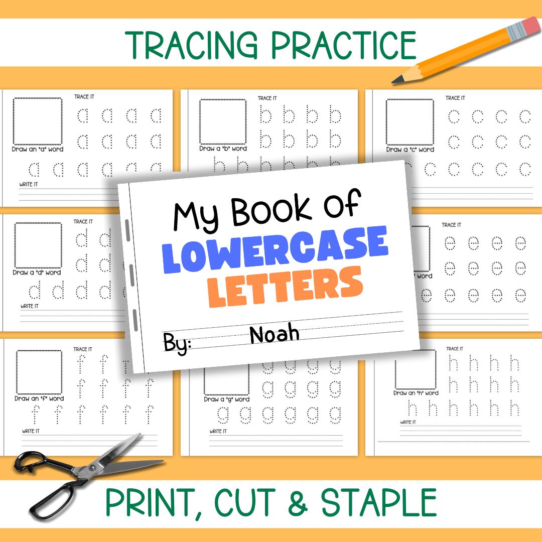 Preschool Tracing Activity Bundle Busy Book Printable Handwriting ...