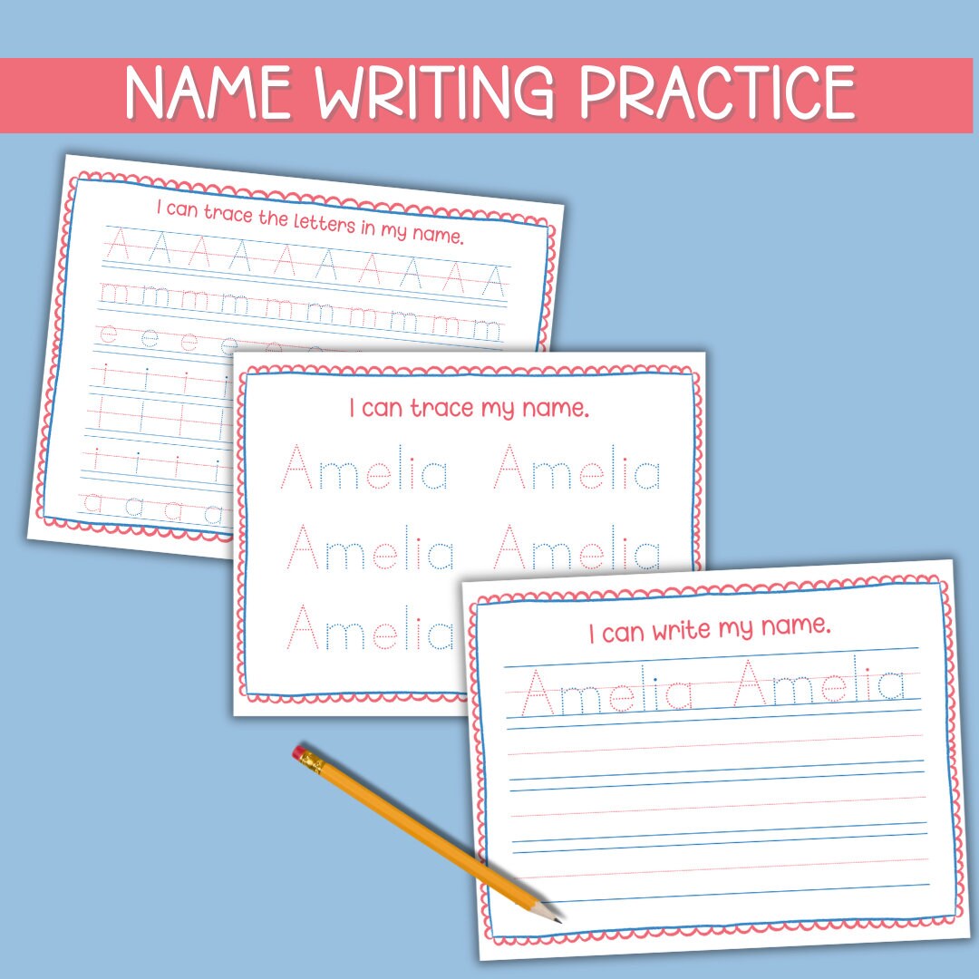 Prek Tracing Worksheet Custom Learn to Write Name Tracing Handwriting ...