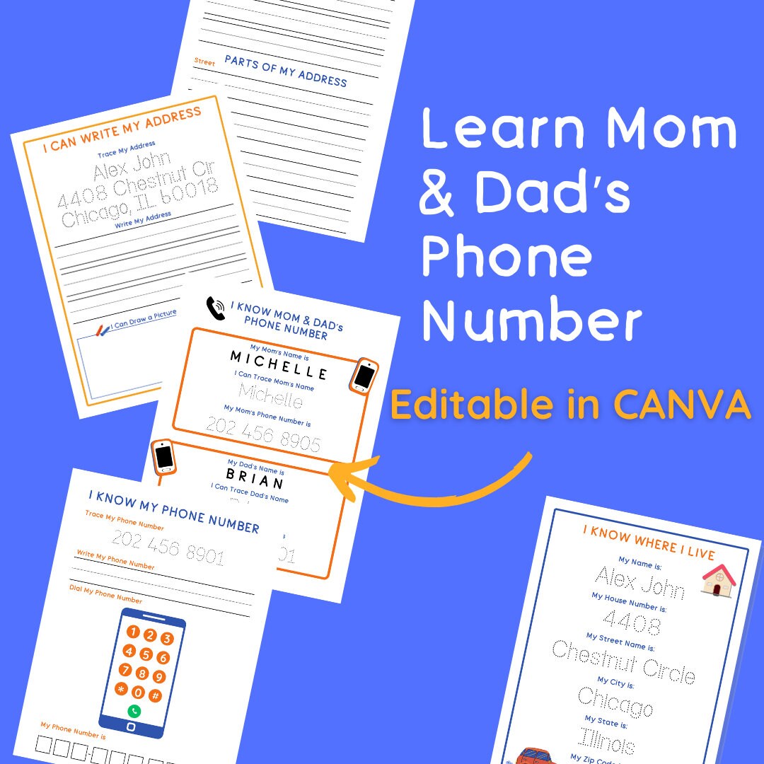 Homeschool Address Worksheet Number and Address Preschool Printable ...