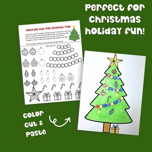 Elf Printable Christmas Activity Book Christmas Craft Kid Holiday Fun ...