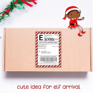 Santa Express Delivery North Pole Stamp Gift From Santa Mail for Elf ...