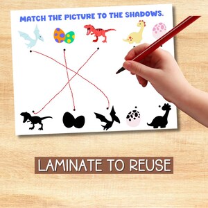 Preschool Line Tracing Handwriting Practice Dinosaur Theme Prewriting ...