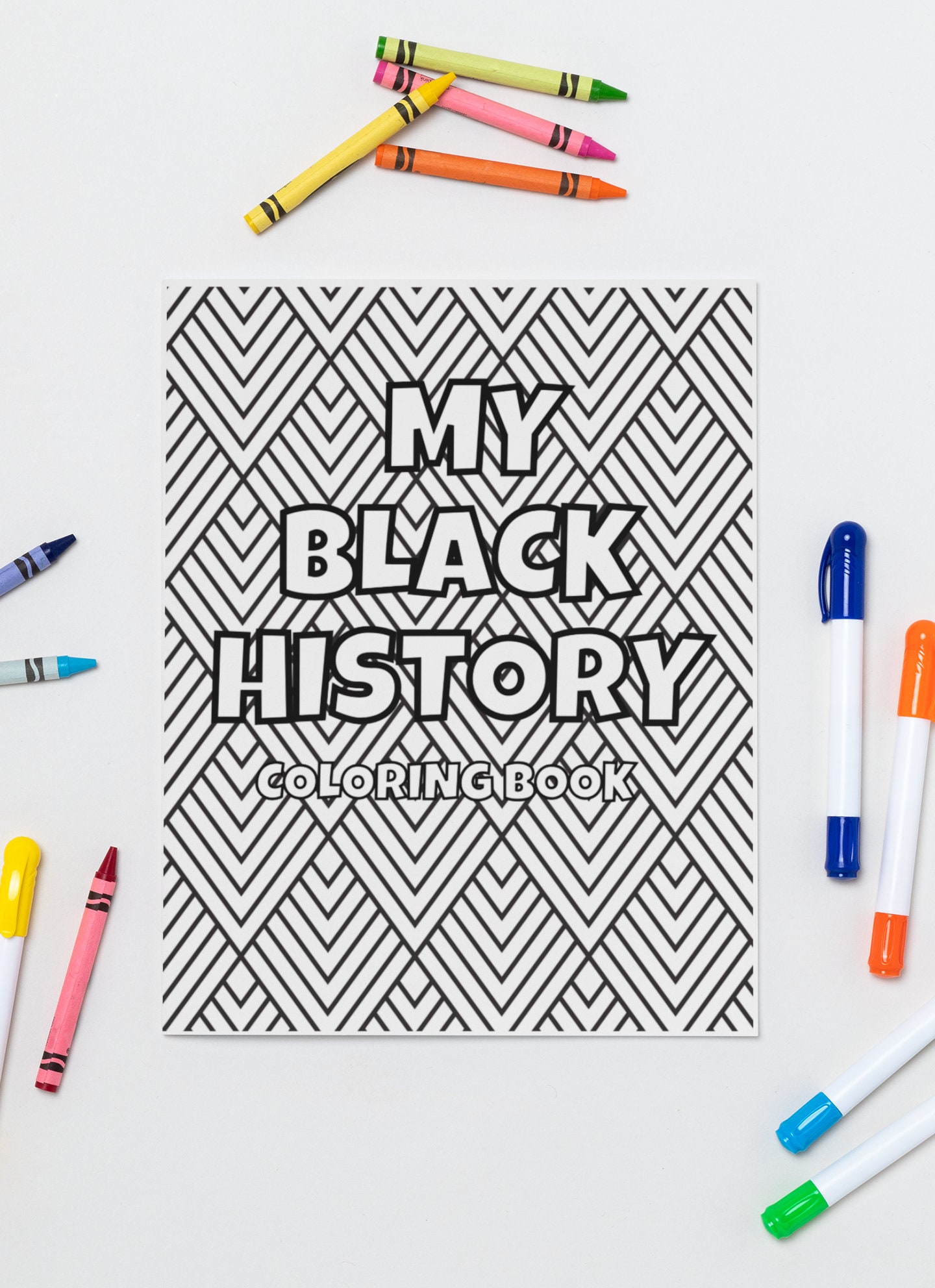 Black History Coloring Page for Kid African American Coloring Book ...