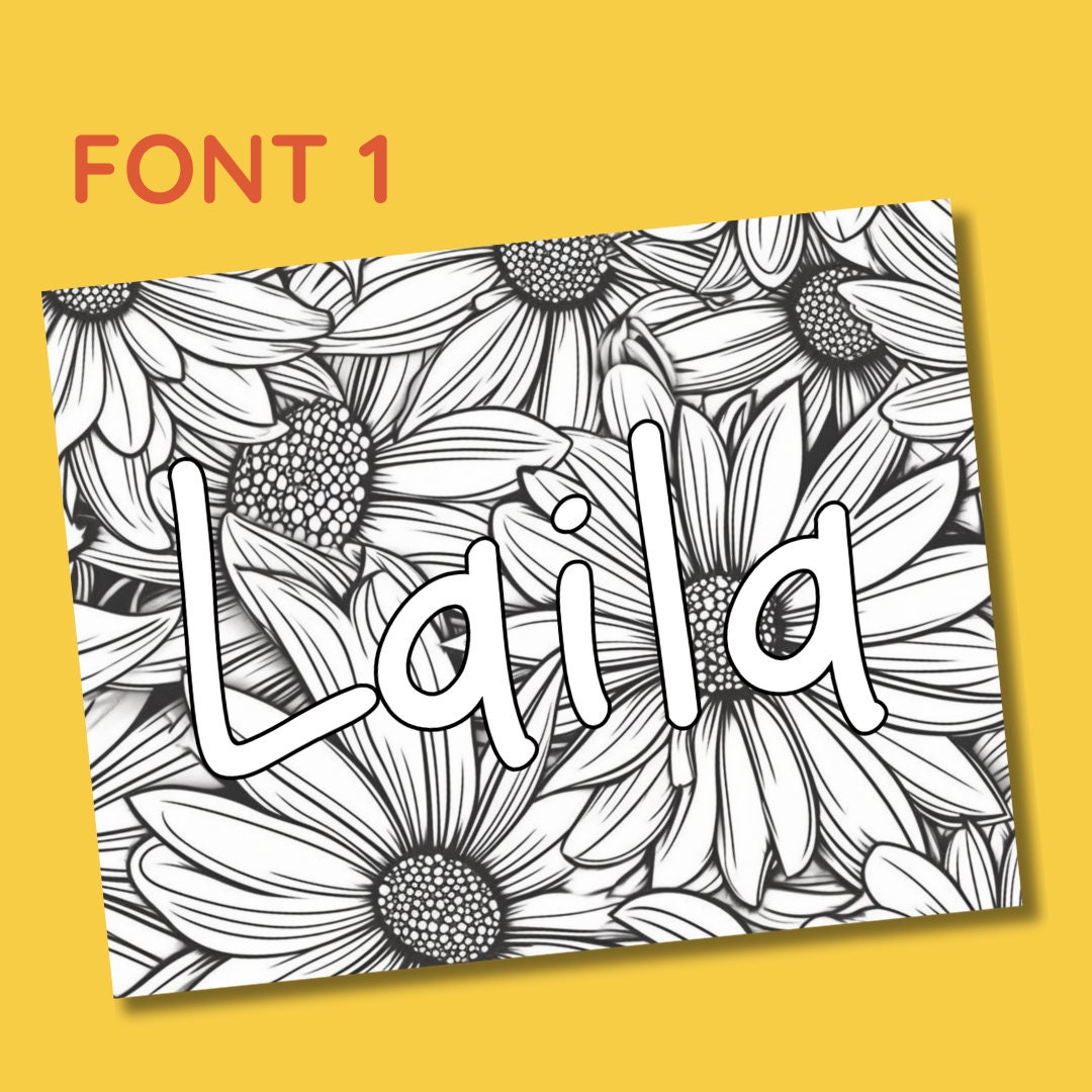 Custom Name Coloring Page for Teen Anxiety Worksheet Stress Relief ...