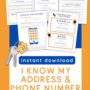 Homeschool Address Worksheet Number and Address Preschool Printable ...