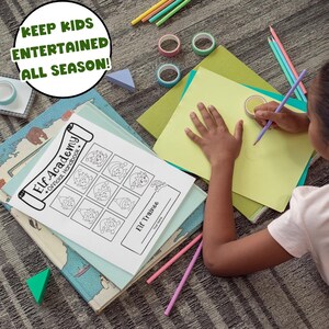 Elf Printable Christmas Activity Book Christmas Craft Kid Holiday Fun ...