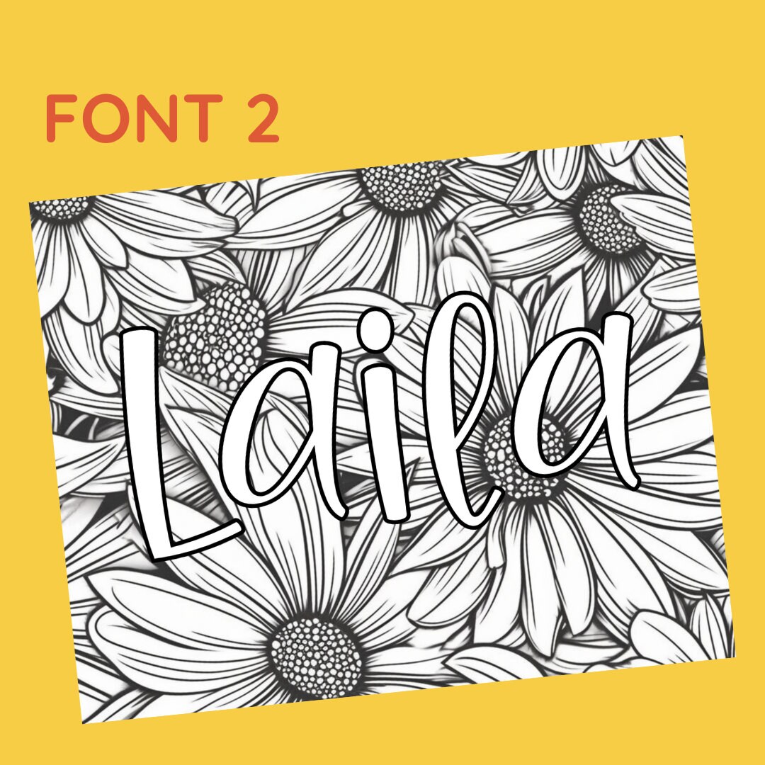 Custom Name Coloring Page for Teen Anxiety Worksheet Stress Relief ...