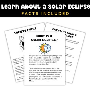 Solar Eclipse Science Printable Space Coloring Page Solar System ...