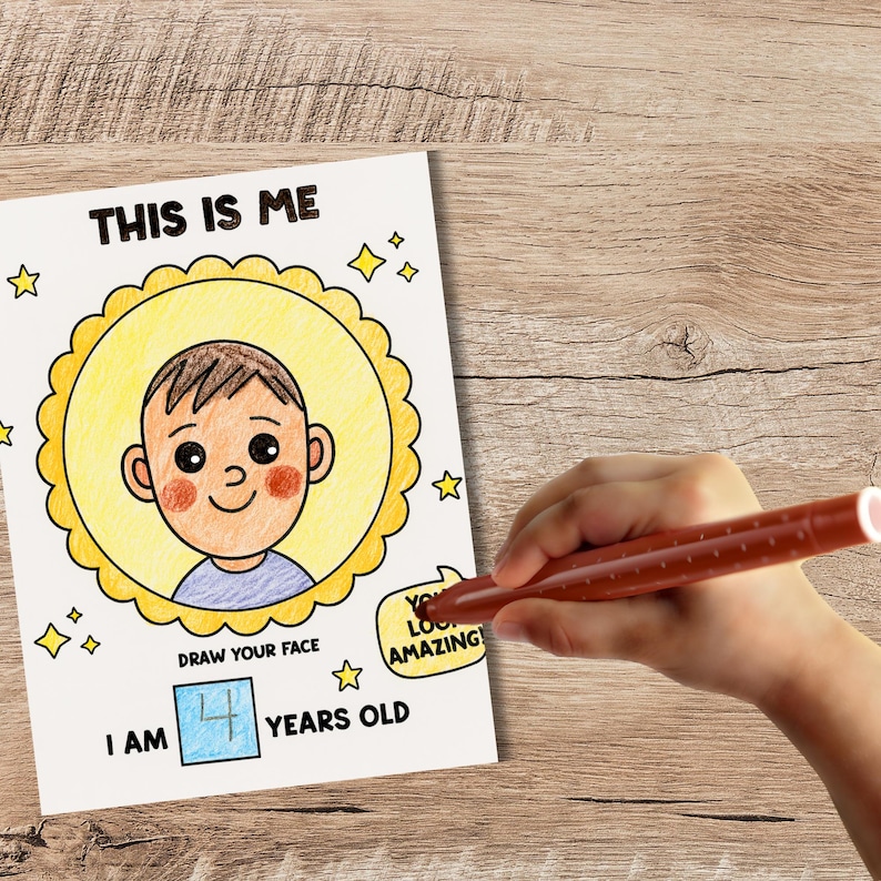 Personalized Name Tracing Printable | All About Me Preschool Workbook ...